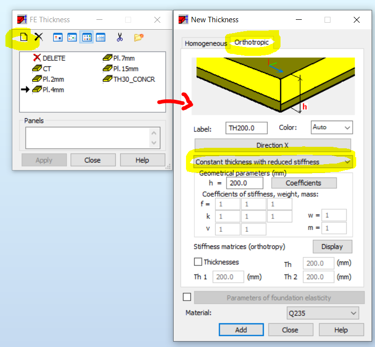 How to reduce flexural stiffness of wall panels in Robot Structural ...
