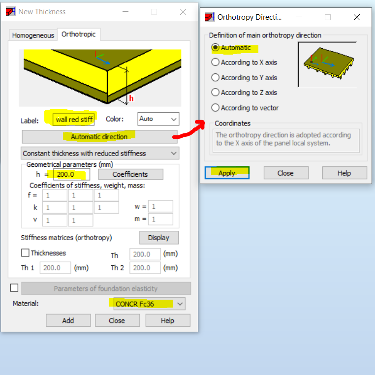 How to reduce flexural stiffness of wall panels in Robot Structural ...