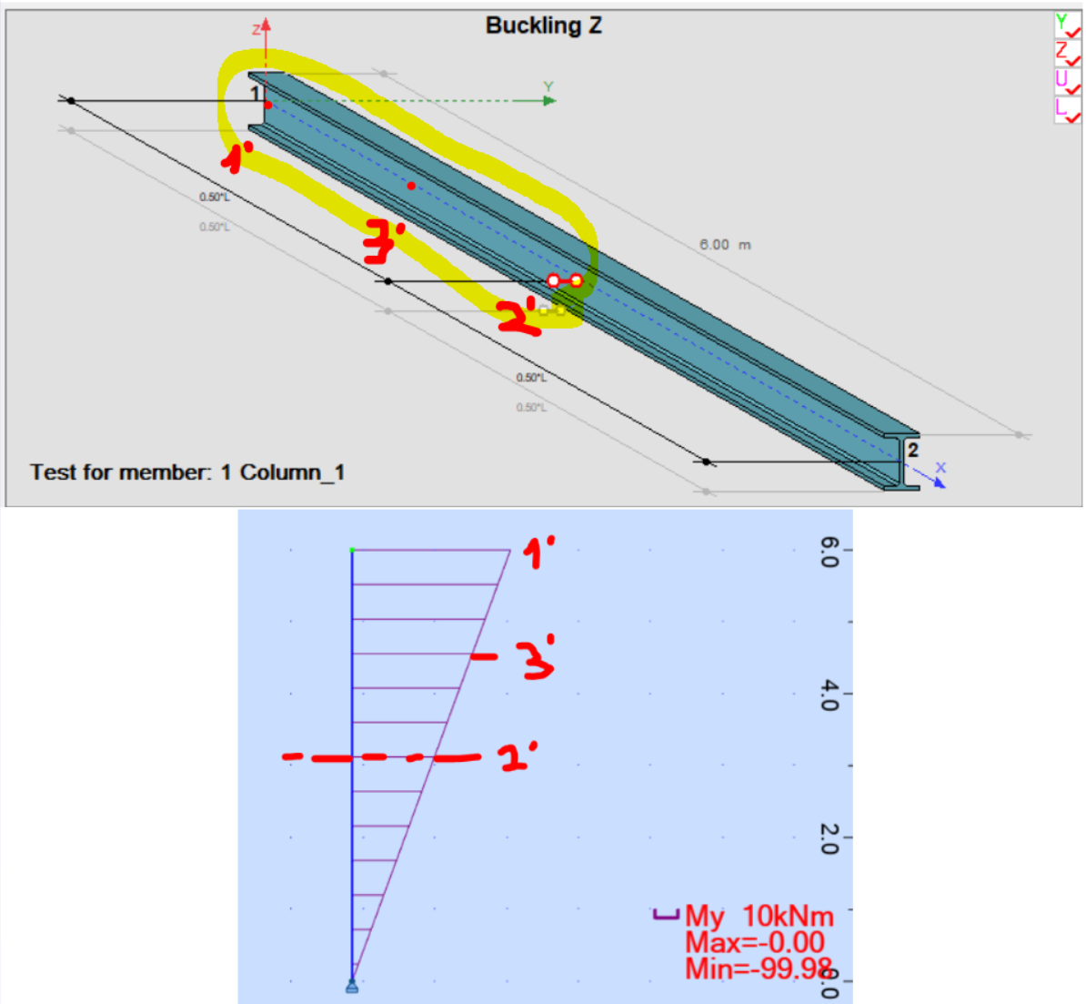Incorrect Cmy value presented while steel member design according to EN-1993-11 in Robot ...