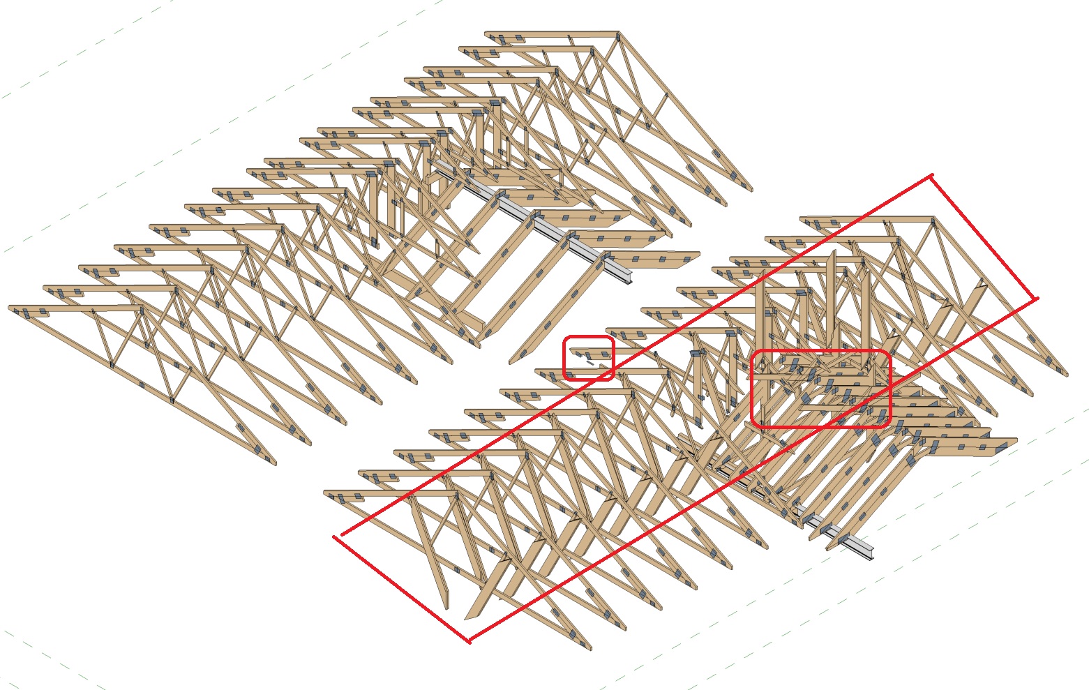 Binding new IFC link of trusses kind of 'explodes' geometry in Revit