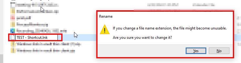 Windows Folder LNK shortcut does not work in Vault Thin Client