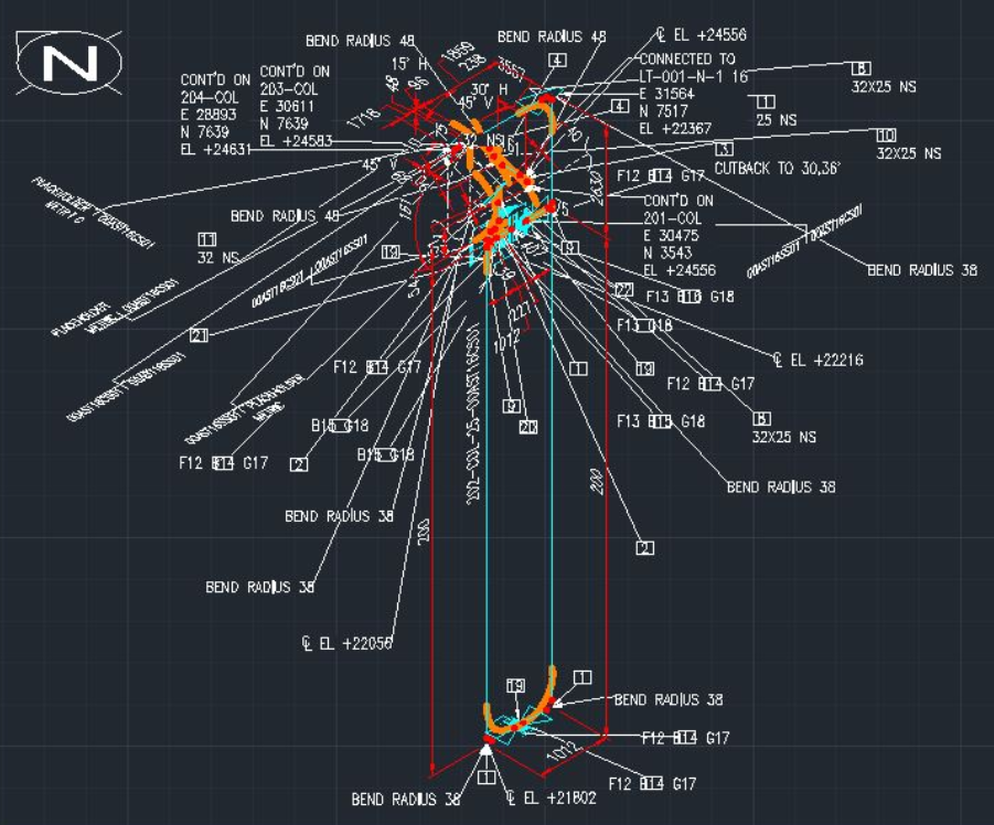 Iso Symbols For Autocad Decoding Piping Isometric Drawings : Blueprint
