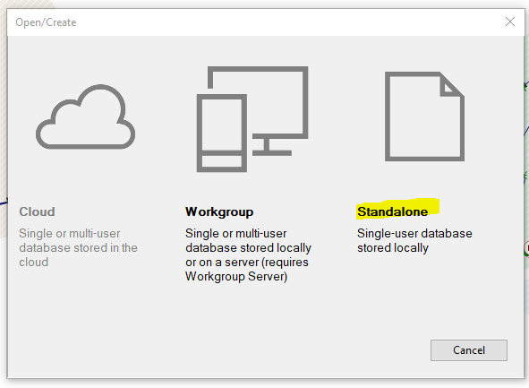 如何在 InfoWorks WS Pro 中更新工作组、可移动和独立数据库