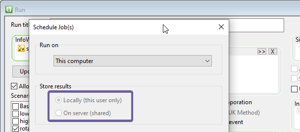 How are the simulation files organized in InfoWorks ICM?