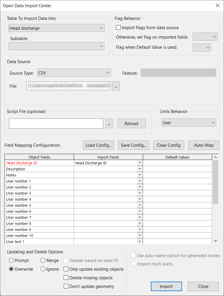 How to copy head discharge tables between networks in InfoWorks ICM