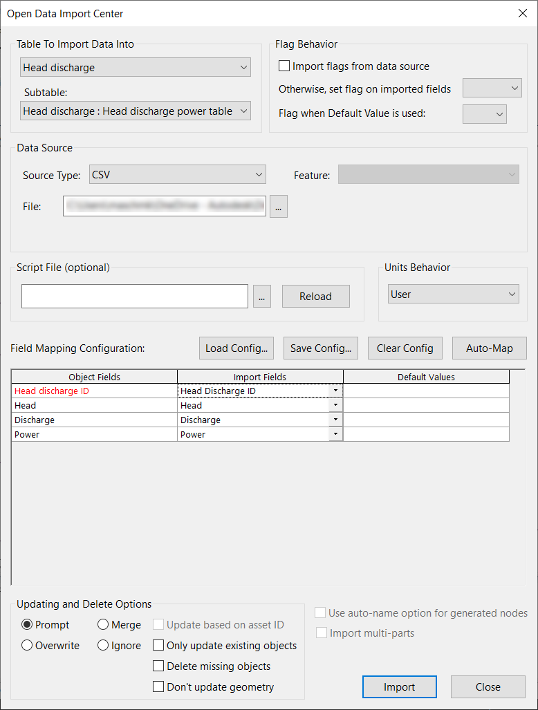 How to copy head discharge tables between networks in InfoWorks ICM