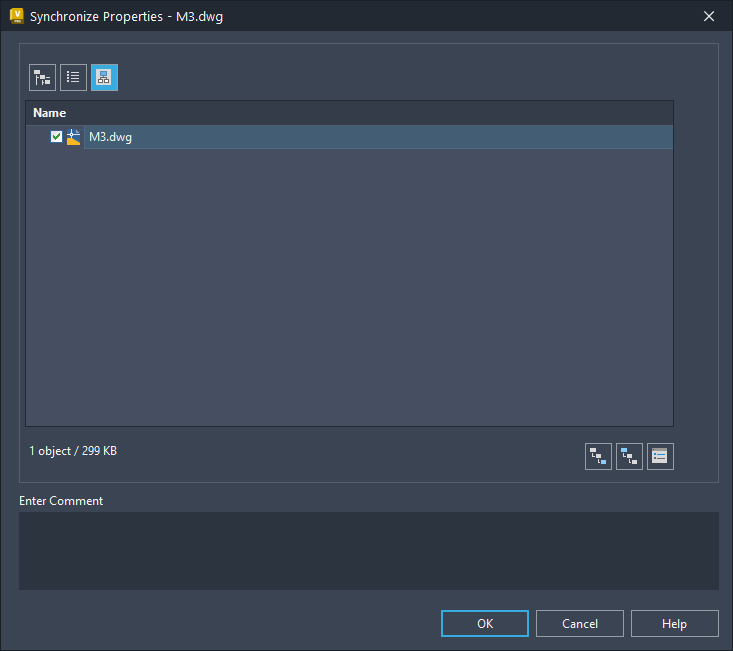 Size of Synchronize Property Dialog in Vault 2023 and 2024 can be set in a way where the ...