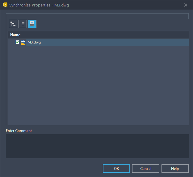 Size of Synchronize Property Dialog in Vault 2023 and 2024 can be set in a way where the ...