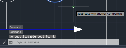 "No substitutable tool found." when trying to substitute Instruments symbols in P&ID drawings in ...