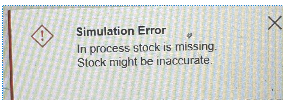 "In process stock is missing" when simulating toolpaths in Fusion