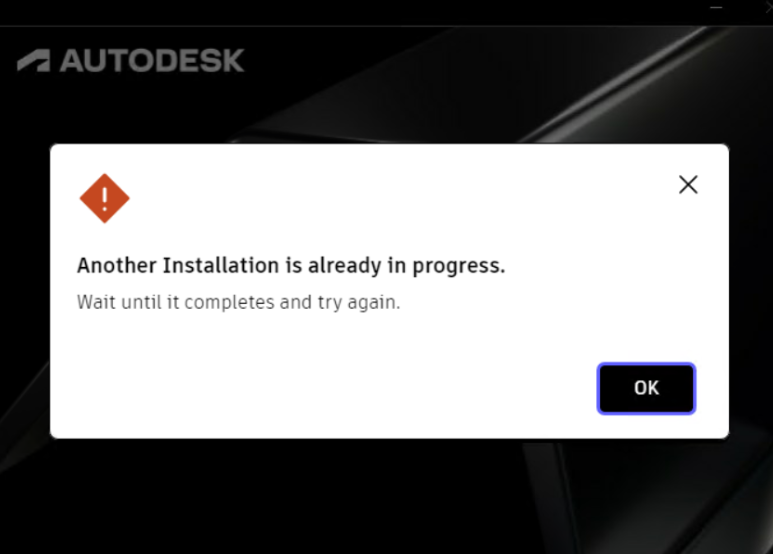 "Another Installation is already in progress" when deploying Navisworks ...