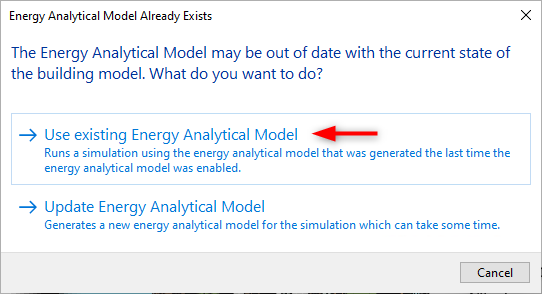 Results don't change with model updates in Carbon Insights for Revit