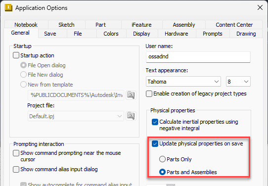 Assembly with model states does not cache mass properties in Inventor