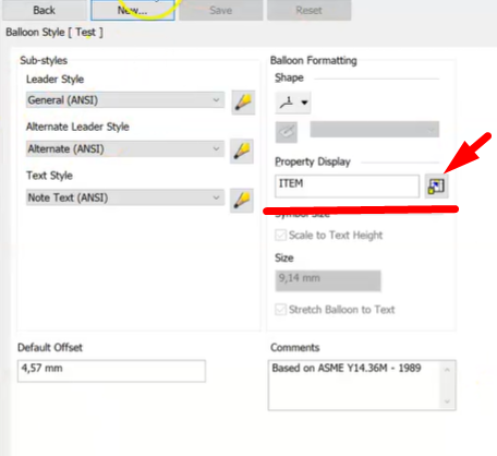 How to make Style of Leader text be the same look as Balloon text in Inventor Drawing