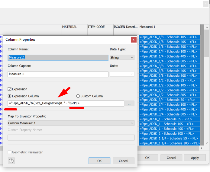 Custom iProperty is not updating from the PL value when using Tube & Pipe in Inventor