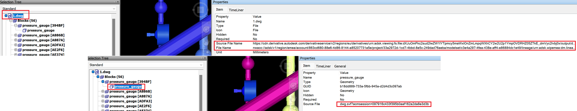 Navisworks Coordination Issues Add-In is showing file path as GUID/dwg.svf