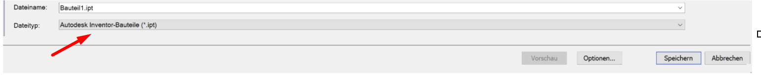 By saving the assembly or part in Inventor the message appears that the extension is wrong