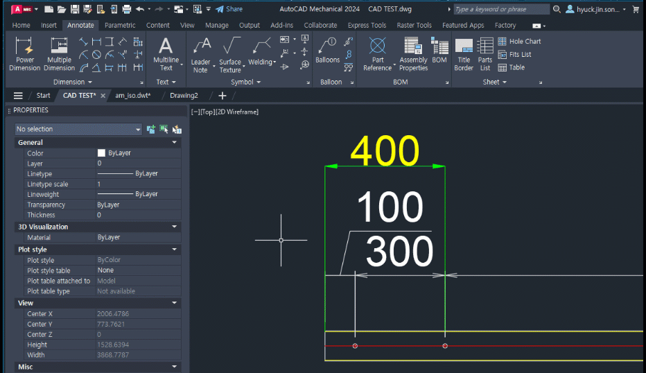 在 AutoCAD Mechanical 中无法捕捉到尺寸界线的端点