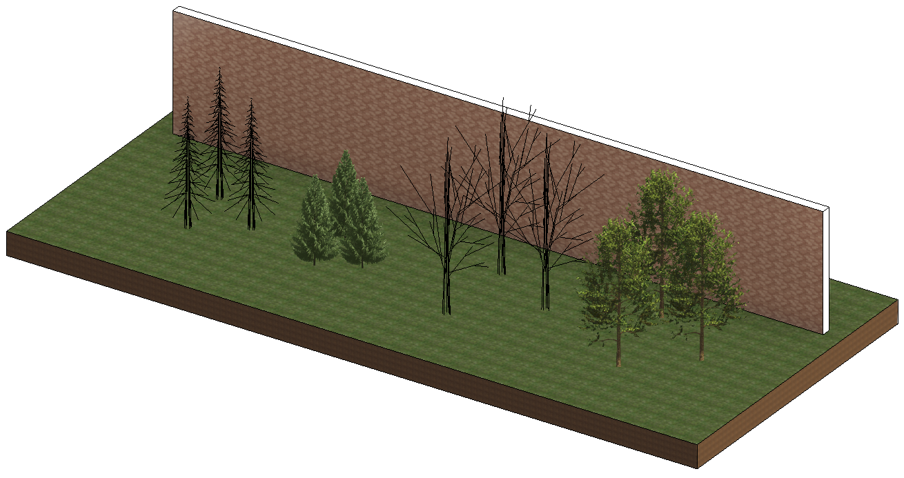 Some planting families don't render in Revit