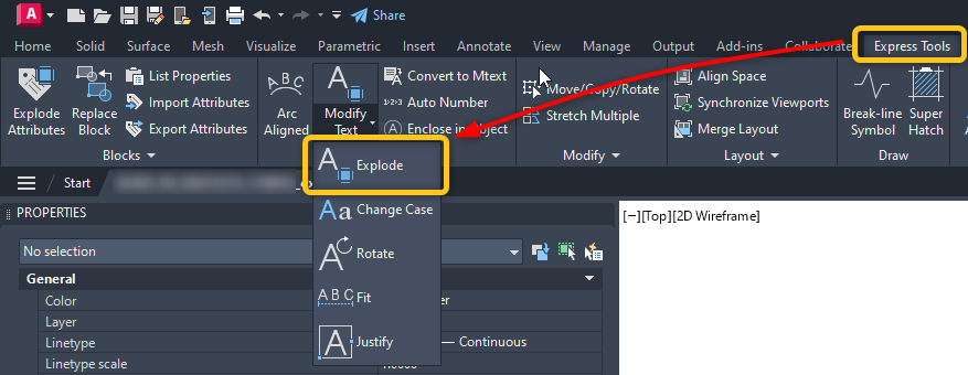 Annotations from DWG or DXF files not visible in 3D view in Revit