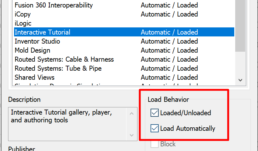 Tutorials Gallery and learning tab are missing in Inventor