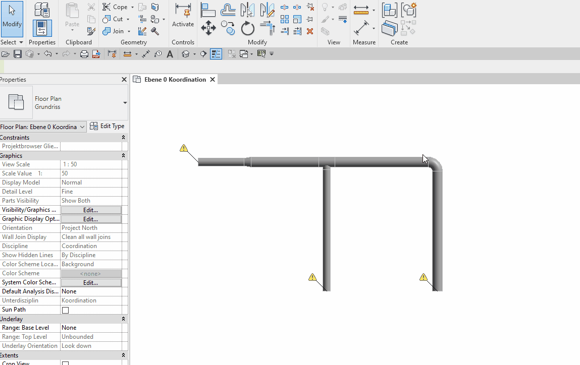 "Changing the family for a MEP fitting might cause unexpected results ...