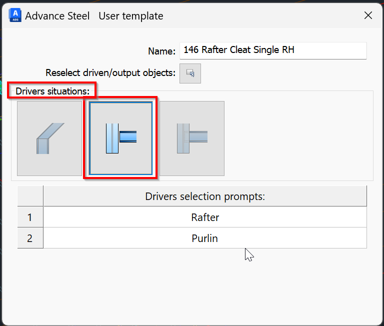 Custom connection places a plate under the main beam in Advance Steel