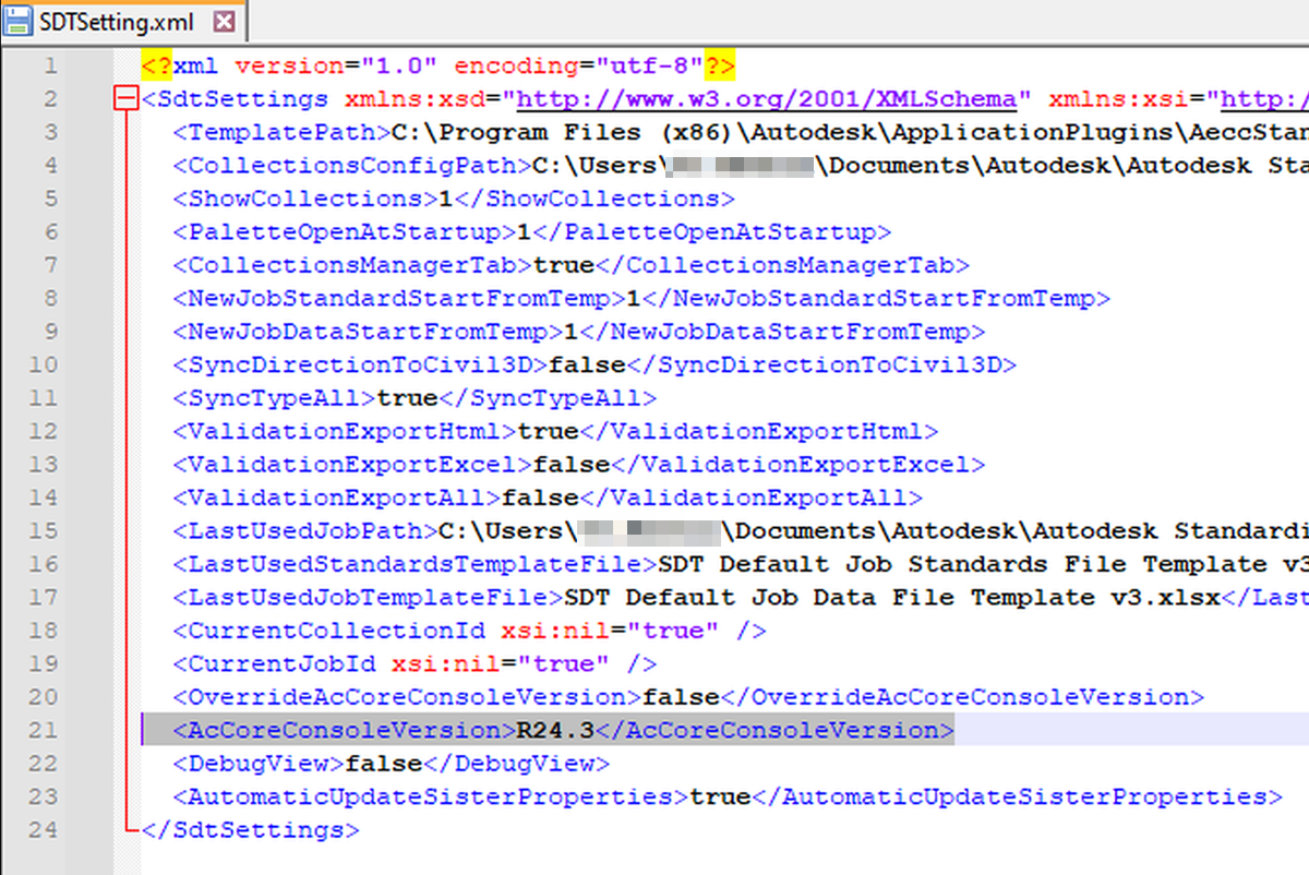 "AcCoreConsole error" when using Batch Tools in the Standardized Data Tool for Civil 3D
