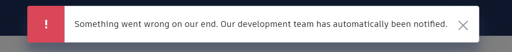 "Something went wrong on our end" when trying to edit templates or ...