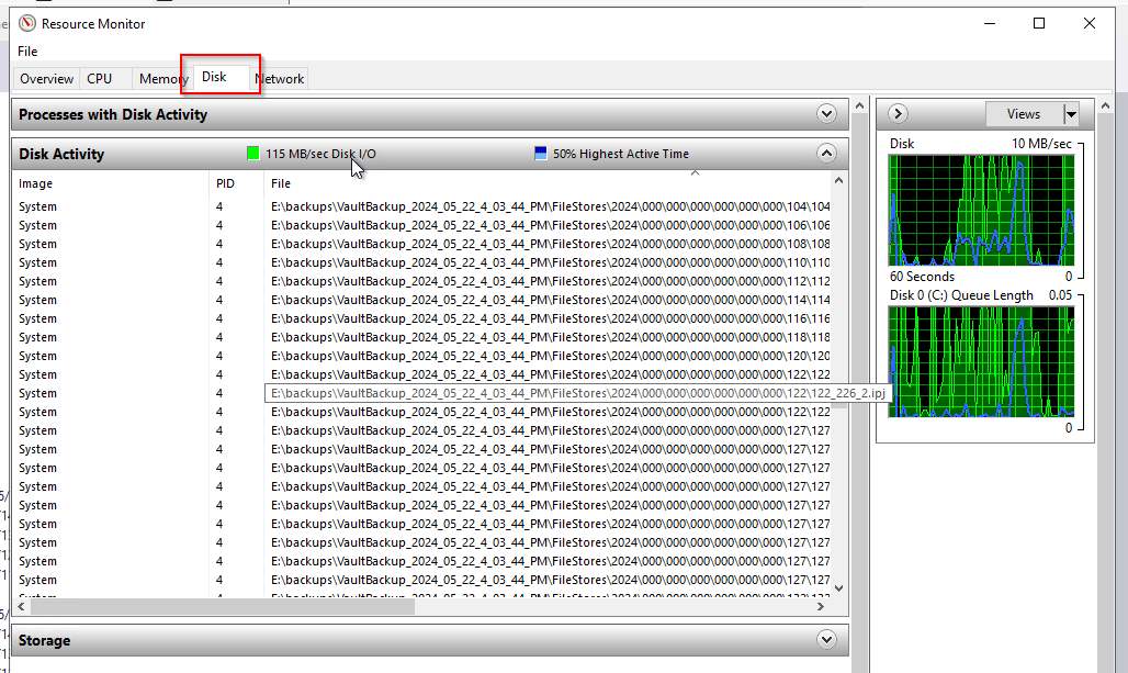 How to stop or cancel a Vault Backup
