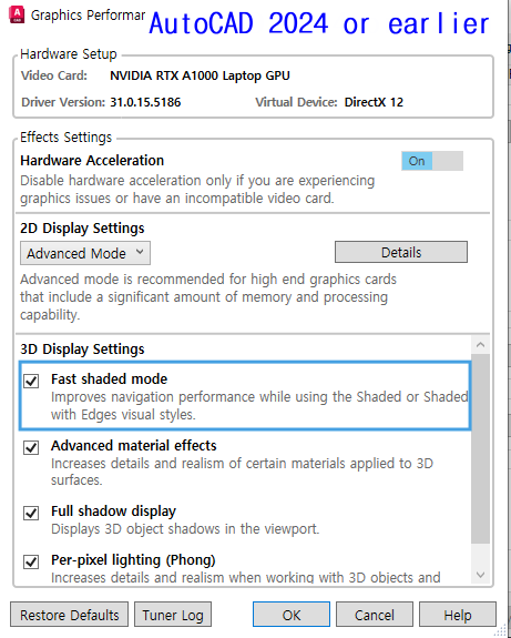 Background color changing every time 3D UCS moves in AutoCAD 2025
