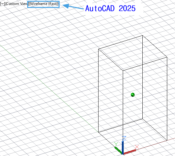Background color changing every time 3D UCS moves in AutoCAD 2025