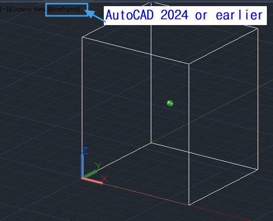 Background color changing every time 3D UCS moves in AutoCAD 2025