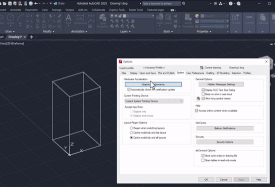 Background color changing every time 3D UCS moves in AutoCAD 2025