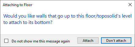 How to restore a question about attaching objects to Floor in Revit?