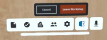 如何在 Autodesk Workshop XR 中退出研讨会