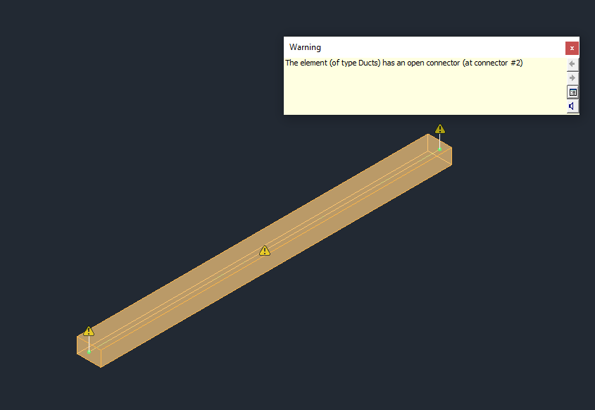 How to disable warning messages when drawing Ductwork in Revit