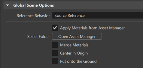 Keep Material assignment after update of reference files in VRED