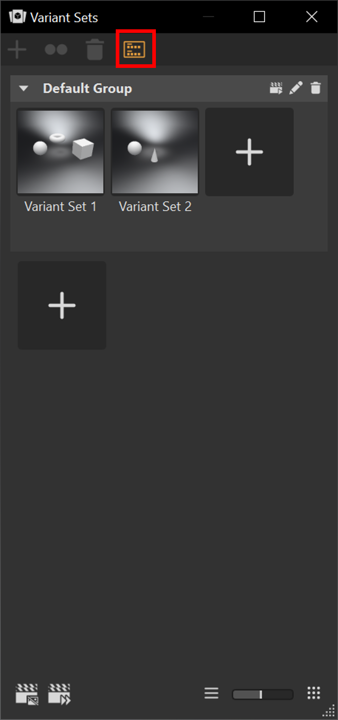 Generate VariantSets like isolate view in VRED