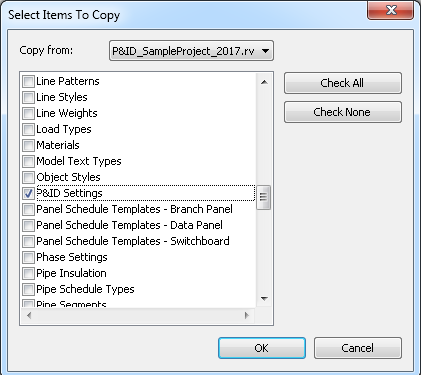 How to save P&ID Modeler mapping from a Project to be used on other projects in Revit