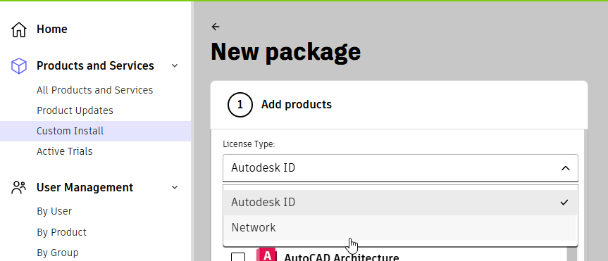 No License Server information are requested when creating an Autodesk ...