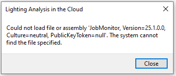 "An unexpected error occurred during the analysis..." with Revit 2025 ...