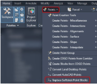 How to convert AutoCAD blocks to Civil 3D Cogo points