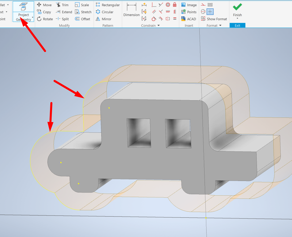 Offset does not work for complex sketches in newer versions of Inventor