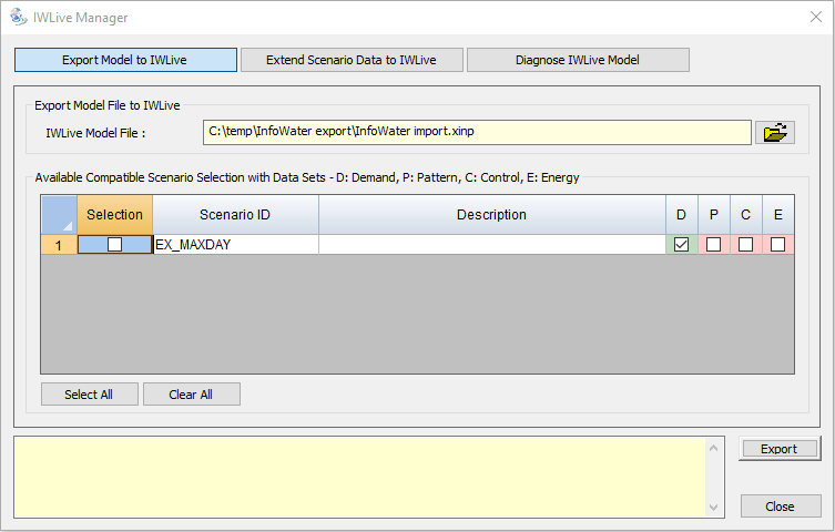 如何将 InfoWater Pro 模型导入到 InfoWorks WS Pro