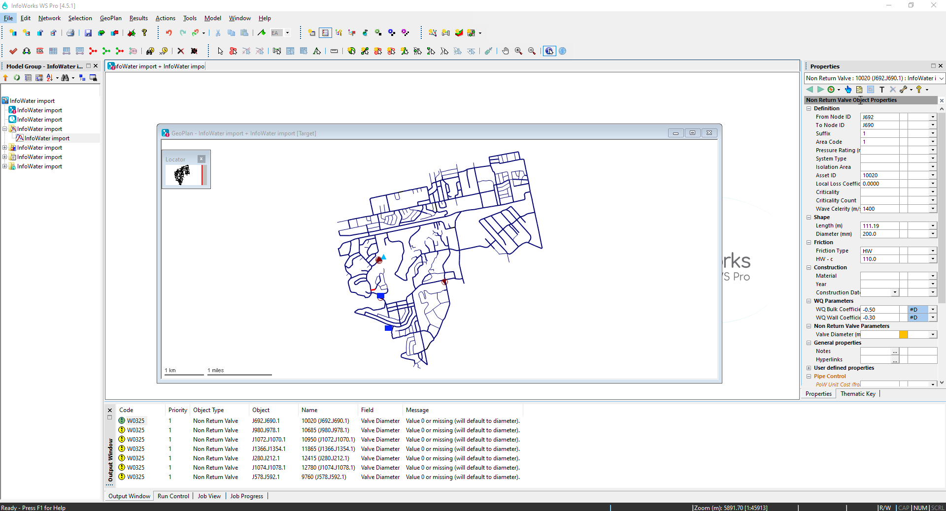 How to Import an InfoWater Model to InfoWorks WS Pro