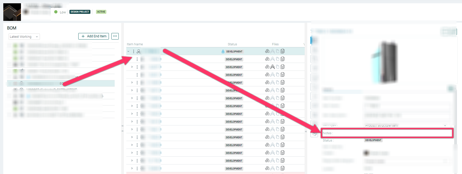 Can't edit notes field on item in Upchain