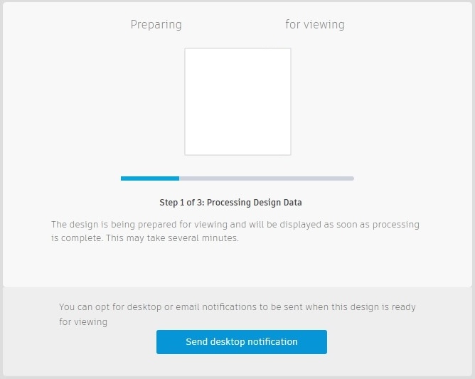 指向 Autodesk Fusion 设计的共享链接停滞在“第 1 步，共 3 步”或“第 2 步，共 3 步”