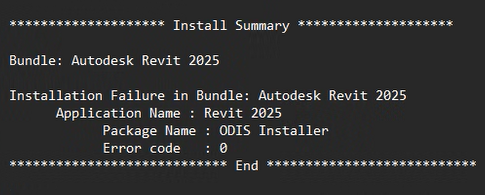 「Install Error: the install couldn't finish」(インストール エラー: インストールを完了できません ...