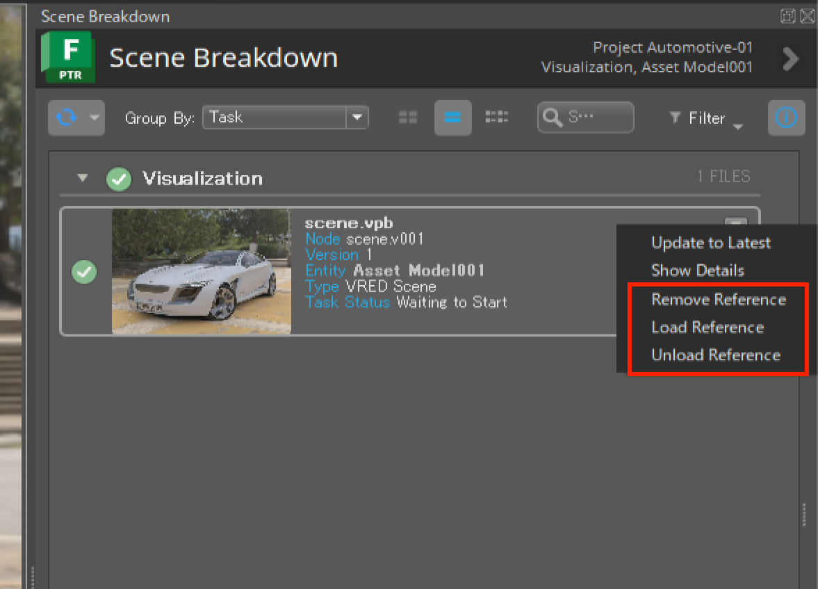 Flow Production Tracking Integration v1.7 リリースノートの「Add custom actions ...